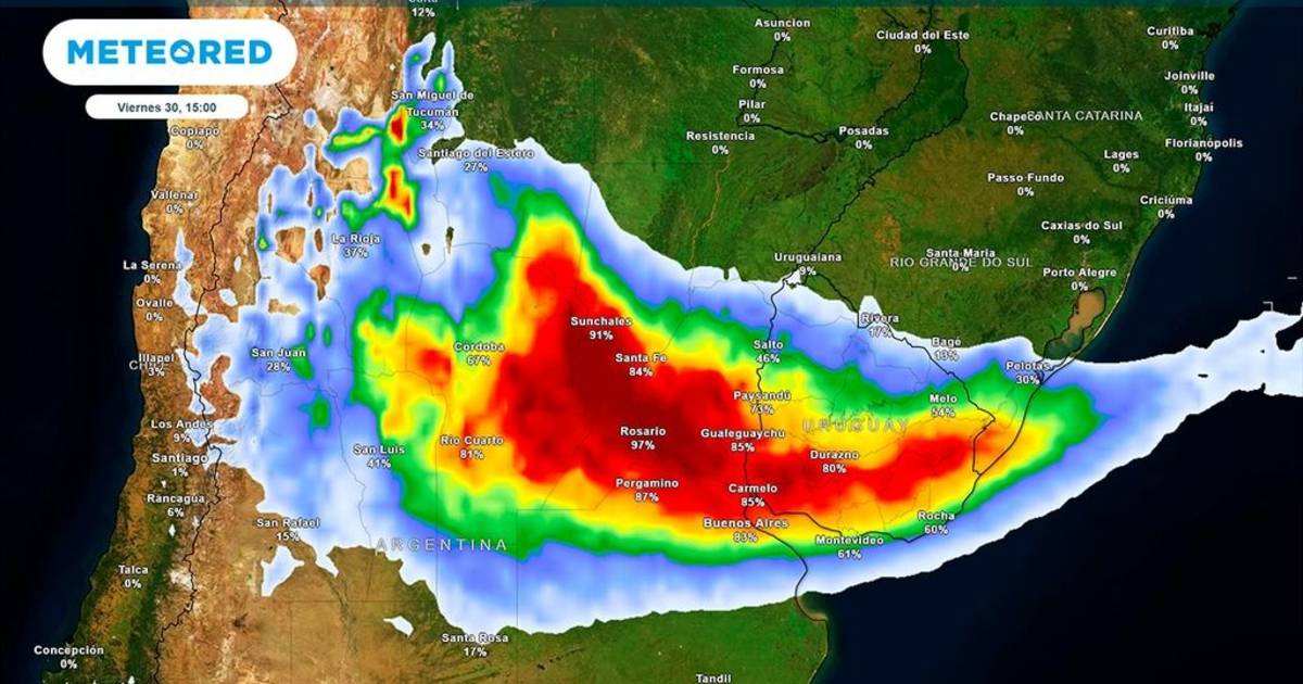 Cuándo es y a qué hora será la tormenta de Santa Rosa que afectará a ...