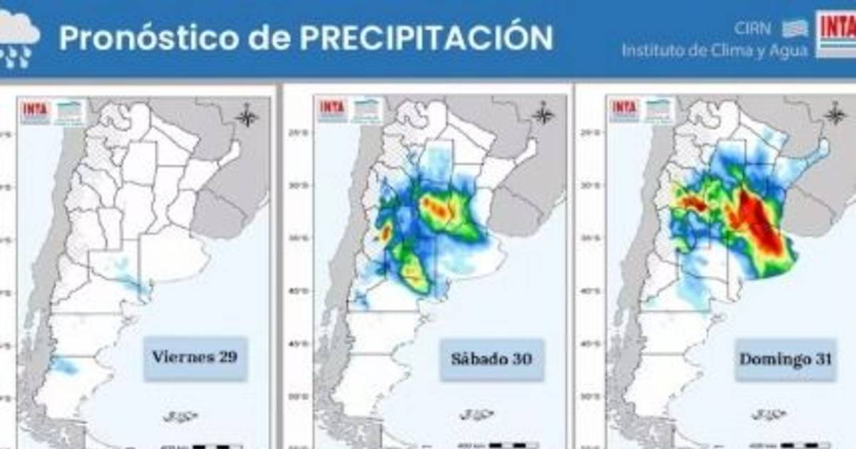 Anticipan cómo será la tormenta de Santa Rosa y lo que dejará para los ...